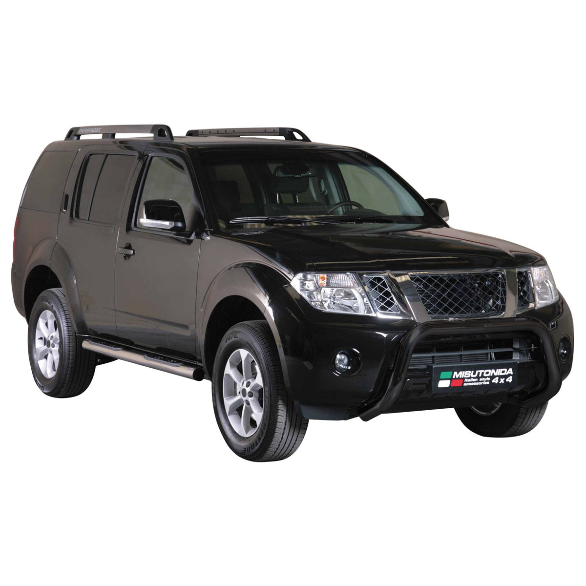 Front guard front protection bar for Nissan Pathfinder 2010 2013 o76mm Black OMAC DE